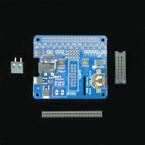 1 Pcs X Led Matrix Driver Power Management Ds1307 Rgb Matrix Hat Real Time Clock Hat Rtc For