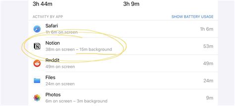 40 of notion ipad battery time is background activity why r notion