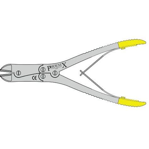 Compound Action Side Wire Cutter Tungsten Carbide Jaws 230mm Straight