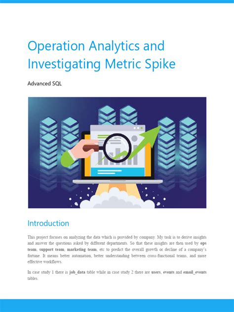 Operation Analytics And Investigating Metric Spike Pdf Databases My Sql