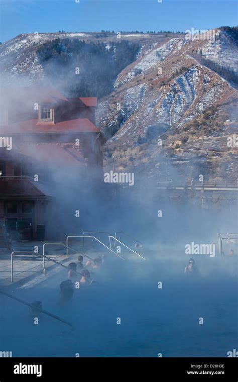 Glenwood Hot Springs Glenwood Springs Colorado Usa Winter