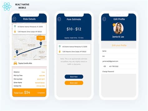 a fabulous android and ios application using react native or flutter