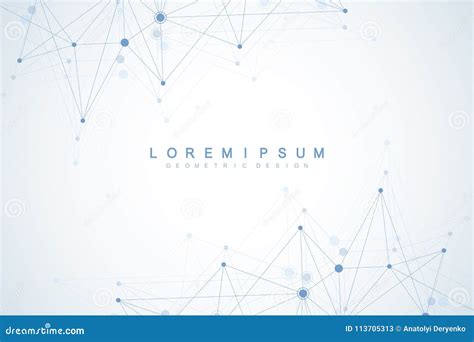 Global Network Connections With Points And Lines Wireframe Background Abstract Connection