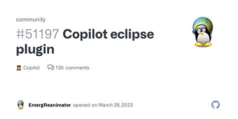 Copilot Eclipse Plugin · Community · Discussion 51197 · Github