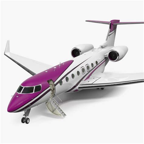 Large Business Jet 3d Model 149 3ds Blend C4d Fbx Max Ma Lxo