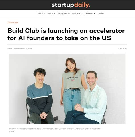 Startups Ai Accelerate Sf Annie Liao 🇦🇺 80 Comments