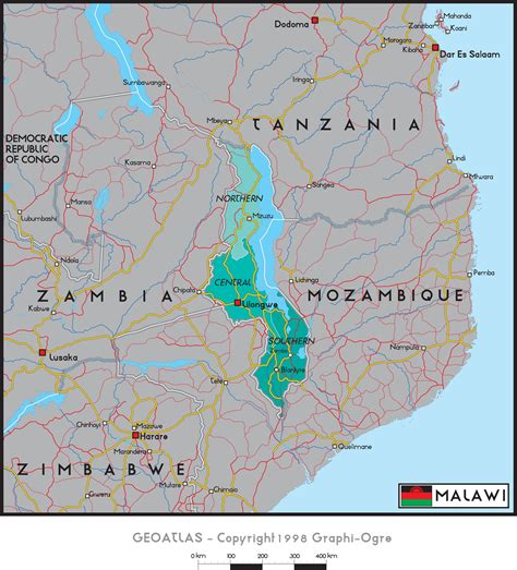 Lilongwe Malawi Map