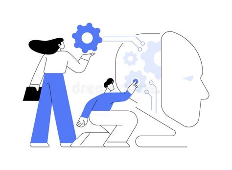 Machine Learning Isolated Cartoon Vector Illustrations Stock Vector Illustration Of Computer