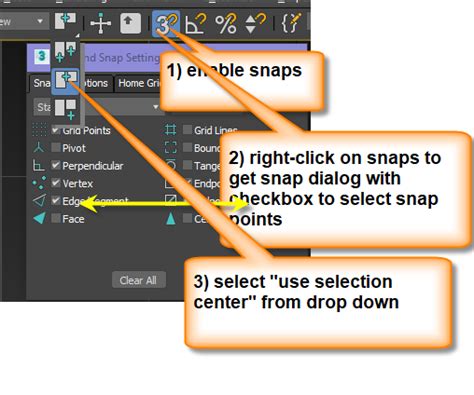Solved Align Pivot To Edgefacevertex Of The Same Object Autodesk