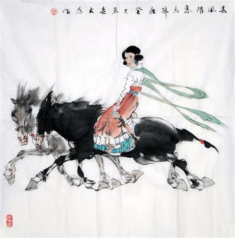 春风得意马蹄疾刘大为作品展示刘大为简介名家国画博古斋 中国诚信画廊中国五星级画廊中国十大信誉画廊