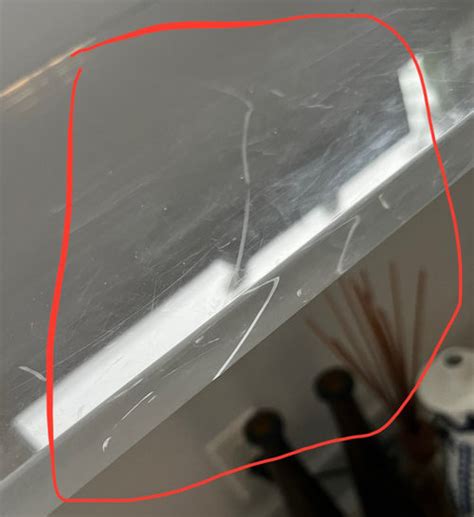Acrylic Table Scratch Plexiglass