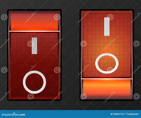 Electric Switch Outline Icon Vector Power Off Linear Style Sign Toggle Switch Off Position For