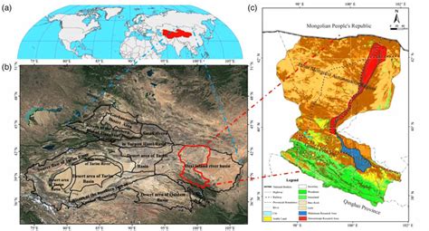 A Distribution Of Arid Inland River Basins B Inland River Basins Download Scientific