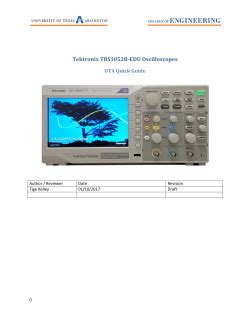 Tektronix TBS1052B EDU El Manual Del Propietario Manual De Usuario Quick Guide Manualzz Com