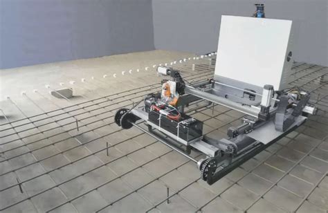 自主研发首台平面钢筋网绑扎智能机器人试验成功 哔哩哔哩