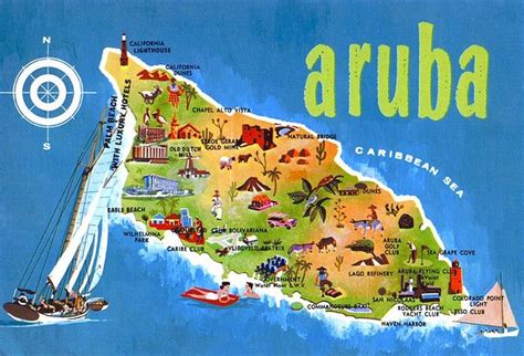 Aruba Map Card Places I Have Been In 2019 Aruba Map Aruba Honeymoon Travel