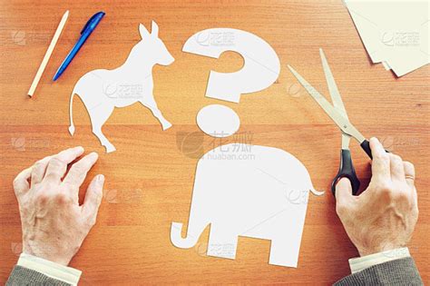 人们在民主党和共和党之间做出选择