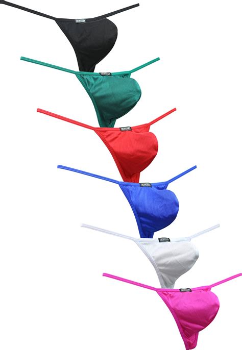 Buy Ikingsky Mens Big Pouch G String Sexy Low Rise Bulge Thong Underwear Online At Desertcartkuwait