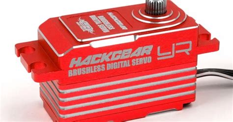 Aluminium Hackgear Low Profile Digital High Speed Brushless Hv Servo For 110 Rc