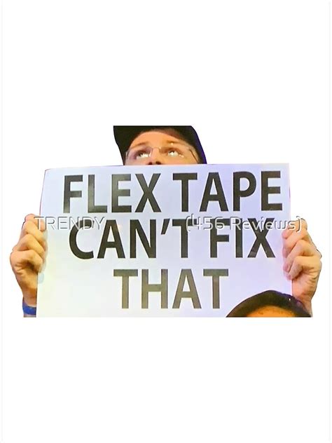 Flex Tape Cant Fix That Meme Poster For Sale By Yessiiir Redbubble