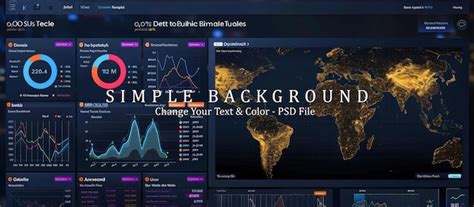 Economics Data Visualization Psd High Quality Free Psd Templates For