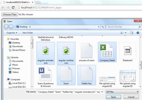 Create Multi File Uploader Using Angularjs