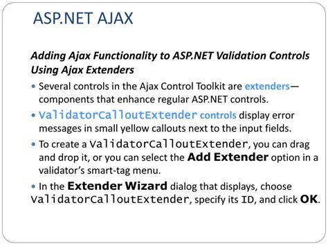 Ppt Aspnet Ajax Powerpoint Presentation Free Download Id3830718