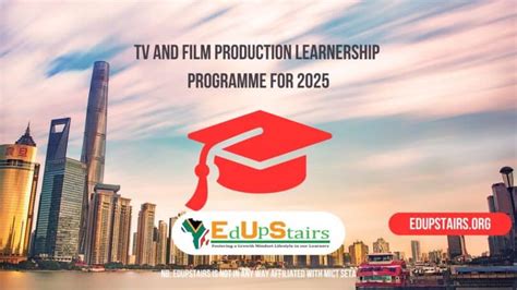 Tv And Film Production Learnership Programme For 2025 Edupstairs