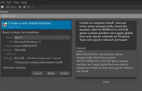 Windows Vm On Asahi Qemu Kvm Virt Manager R Asahilinux