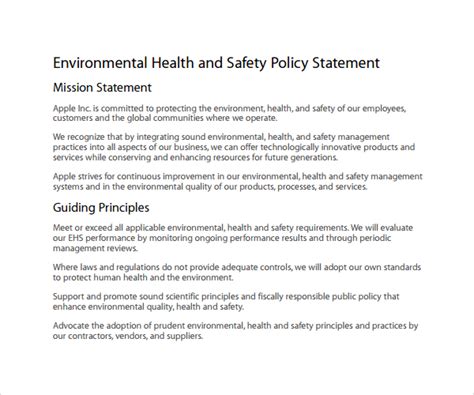 Workplace Safety Policy Statement At Betty Peak Blog