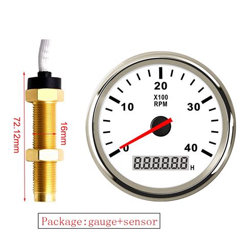 85mm Gauge Car Boat M16 M18 Tacho Sensor Marine Ta Vicedeal