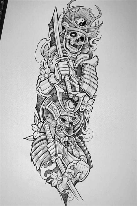 Samurai Tattoo Drawings