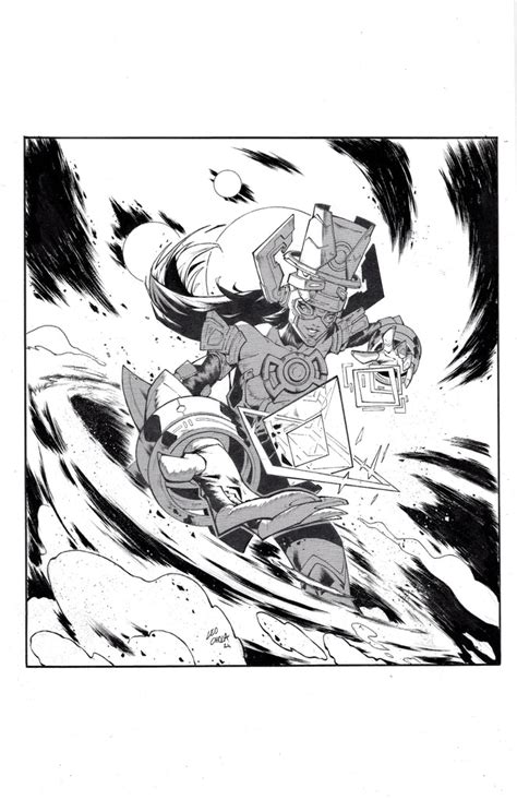 Leo Chiola Original Art Galacta Snap Art Kirbys Comic Art