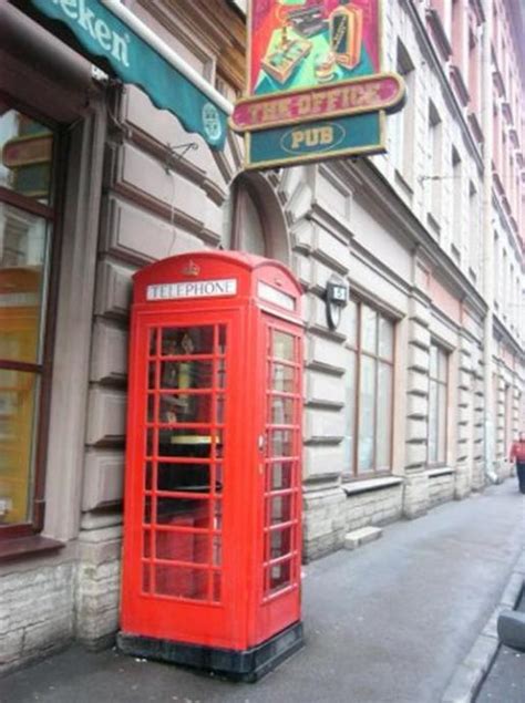 Лондонская телефонная будка в Петербурге Занимательный Петербург