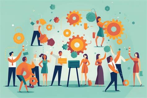 Premium Ai Image Business And Teamwork Concept Generative Ai