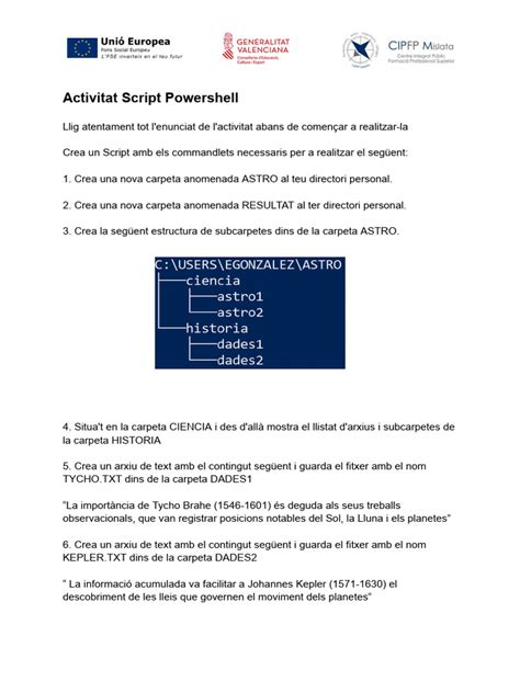Activitat Script Powershell Pdf