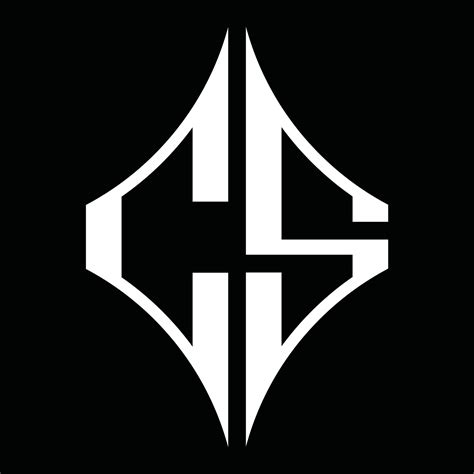 CS Logo Monogram With Diamond Shape Design Template Vector Art At Vecteezy
