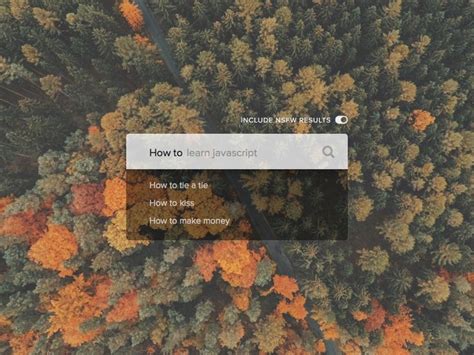 Minimal Search Autocomplete UI By Rodrigo Borges