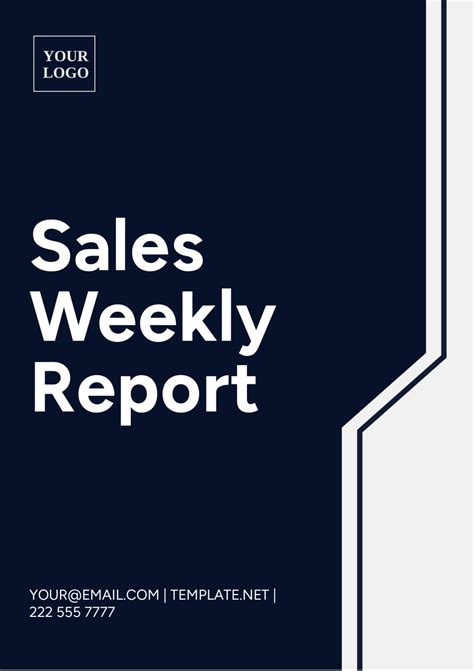 Sales Weekly Report Template Edit Online Download Example Template Net