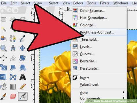 How To Adjust Brightness In GIMP Steps With Pictures