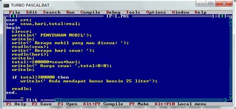 contoh program procedure pada pascal