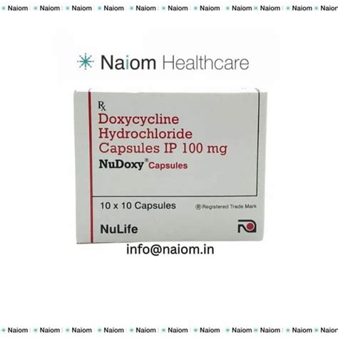 Doxycycline 100 Mg Tablet At 31 14 Stripe In Jalgaon ID 2850674988091