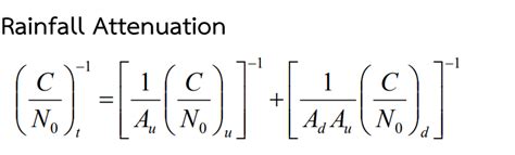 Solved Explain Rainfall Attenuation Formula And Variable