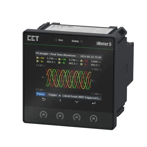 Imeter 5 Class 0 2s Three Phase Power Quality Analyzer 4 Di And 2 Do Energy Meter And Pq Meter