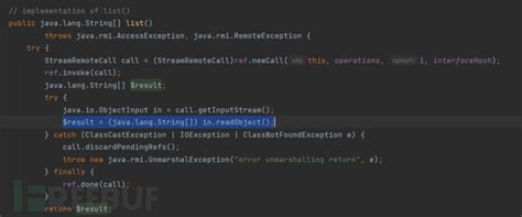 如何使用ermir研究java Rmi Registry安全 Freebuf网络安全行业门户