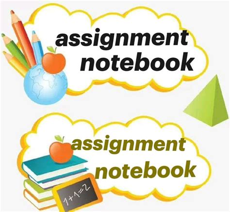 Assignment Notebook For Special Education Students