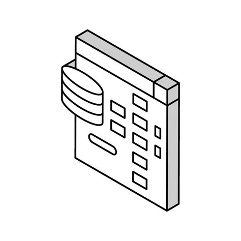 Digital Processing Isometric Icon Vector Illustration Flat 39308684 Vector Art At Vecteezy
