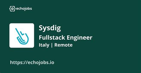 Sysdig Is Hiring Fullstack Engineer Monitor Product Italy Remote Api Java React Aws