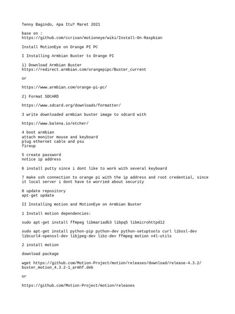 motioneye on orangepi pdf