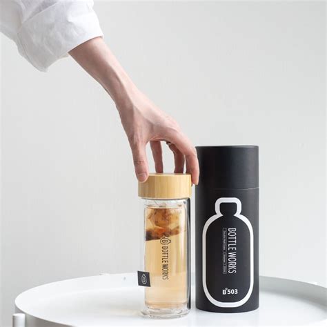 이중유리 티 텀블러 350ml B503 감도 깊은 취향 셀렉트샵 29cm